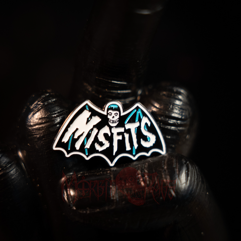 Misfits Blue Bat Pin – Morbid Rags