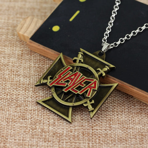 Slayer Iron Cross Necklace – Morbid Rags