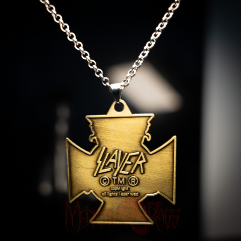 Slayer Iron Cross Necklace – Morbid Rags